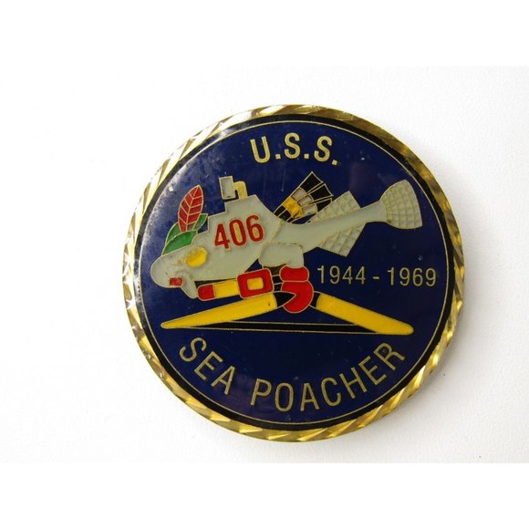 Other | Us Navy Uss Sea Poacher Ss 46 World War Ii Submarine Challenge ...